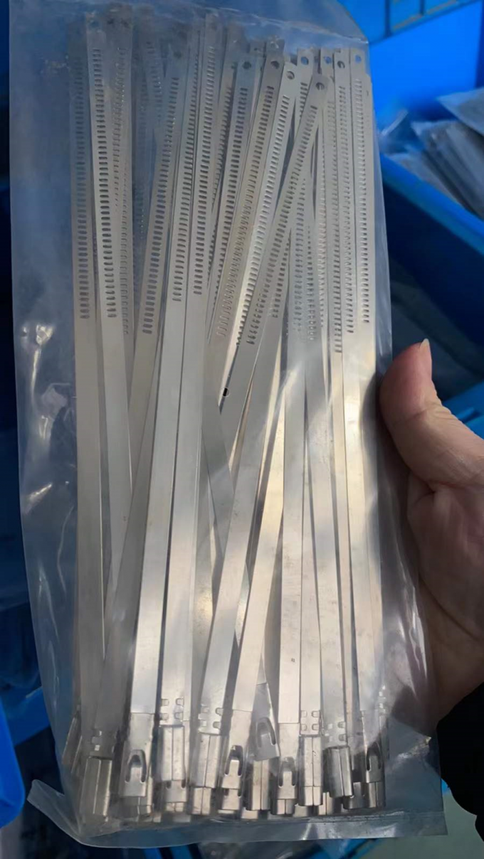 Quick Release 304 Stainless Steel Cable Zip Ties 12mm