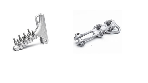 Aluminium Alloy OPGW Tension Clamp , Cable Down Lead Clamp For OPGW